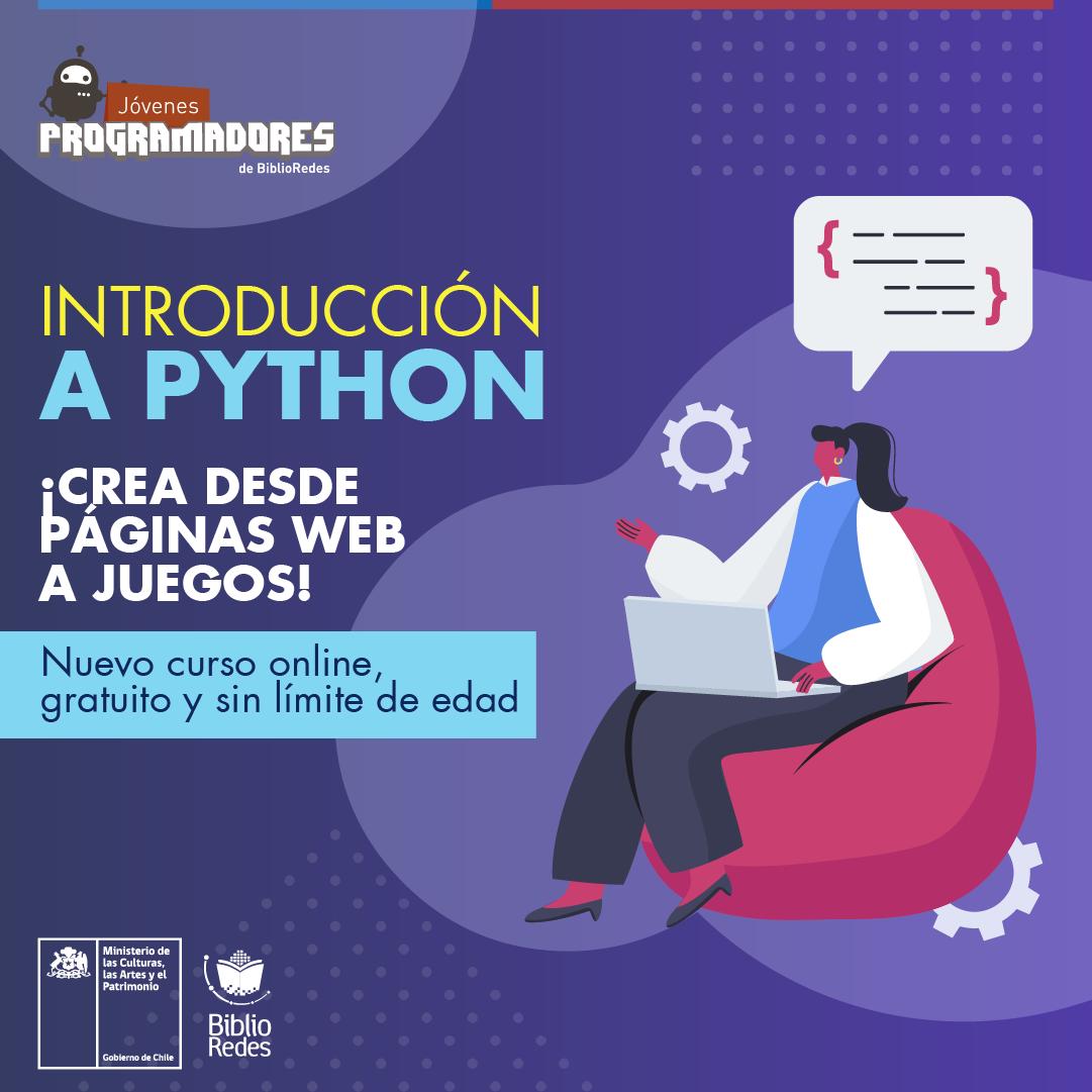 Ministerio de las Culturas lanza curso de Python, uno de los lenguajes ...